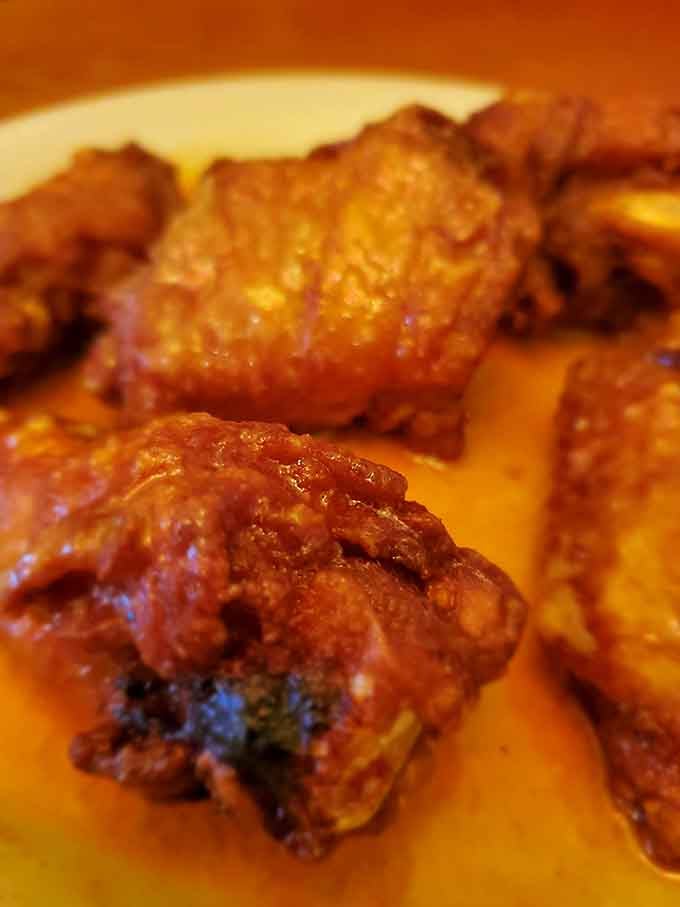 Crispy chicken that looks like it could convert even the most devoted pizza purist to the poultry side.