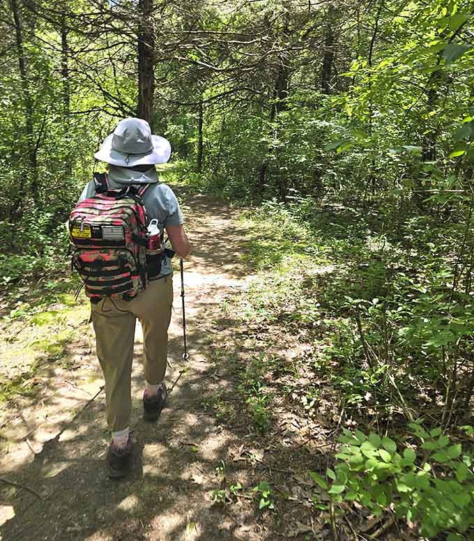 The trails here wind through forests so green, you'll forget what concrete looks like for a while.