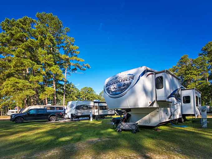 Bass Lake Camp Ground proves that affordable living extends to affordable vacationing, with nature as your neighbor.