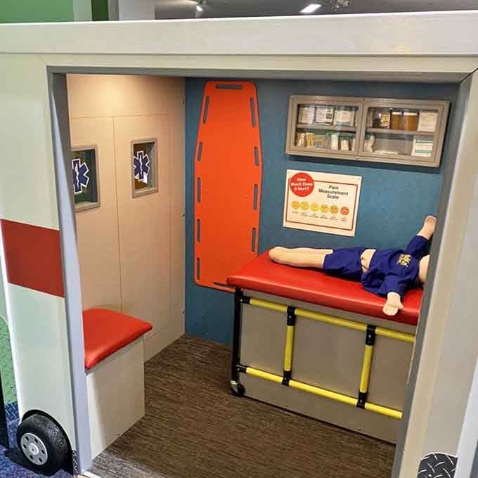 Playing doctor has never been more realistic, complete with an ambulance that's seen zero traffic jams.