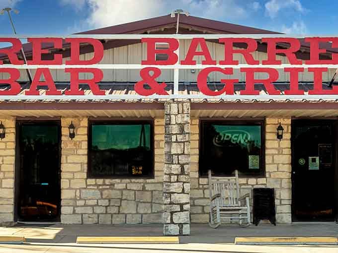 Barbecue and cold drinks under one roof is basically the Texas version of winning the lottery.