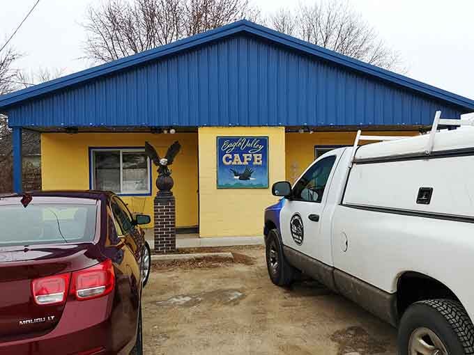 The parking lot tells the real story: locals know exactly where to find the good stuff in Wabasha.