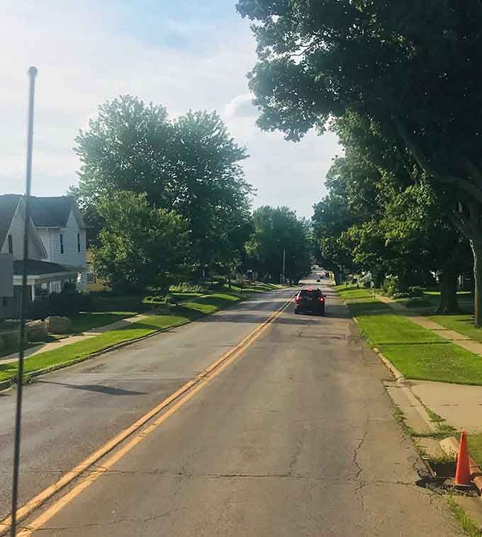 Tree-lined streets where people still wave to passing cars, restoring your faith in neighborly behavior one block at a time.