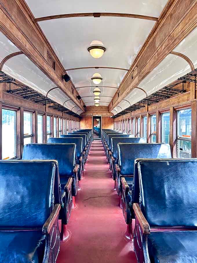 Those blue seats have cradled generations of passengers, each one discovering that comfort never goes out of style completely.