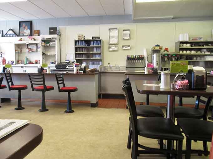 Denver Broncos memorabilia decorates the walls, proving that great green chile and football fandom go hand in hand here.