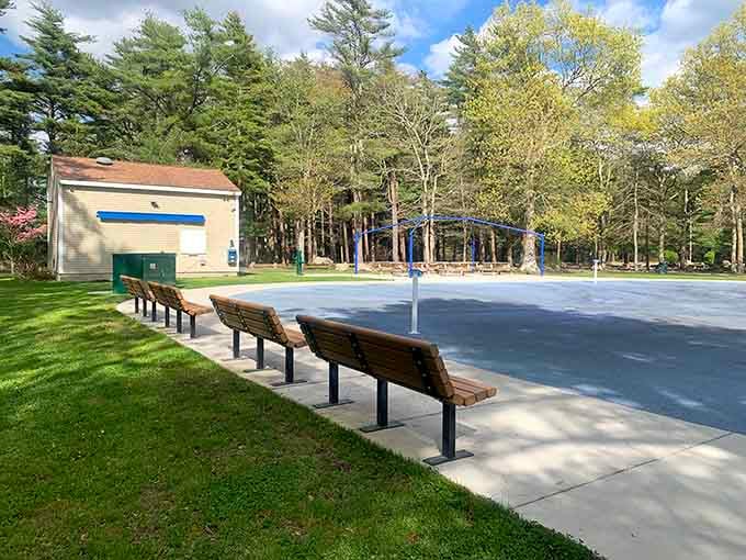 The nearby splash pad offers post-hike refreshment, because even nature lovers appreciate modern conveniences sometimes.