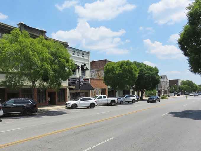 Tree-lined streets and actual parking spaces make downtown Gadsden feel like someone remembered cities should be pleasant, not punishing.