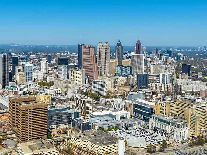 Atlanta's skyline rises like a modern marvel, proving this state knows how to blend Southern roots with big-city sophistication.