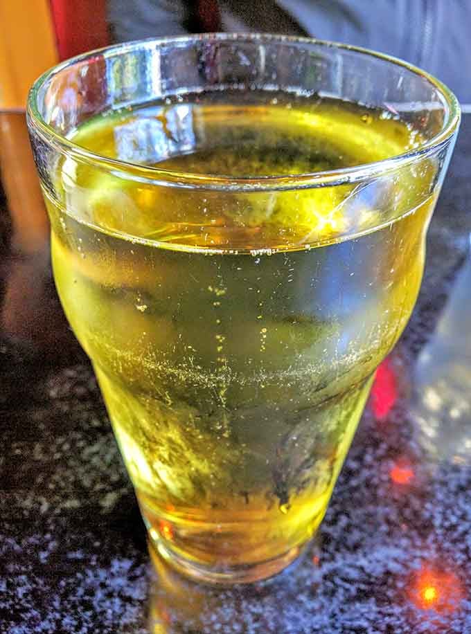 A cold cider pairs beautifully with your sandwich, refreshing and crisp like a Pacific Northwest afternoon.