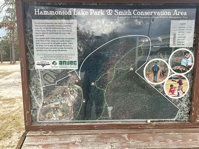 This trail map proves you don't need a wilderness degree to explore, just curiosity and comfortable footwear.