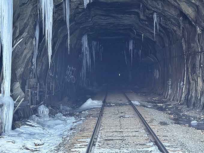 Peering inside reveals just how deep this engineering feat goes, and why workers called it The Bloody Pit.