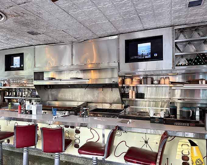 Counter seating where you can watch the magic happen and feel like part of the show.