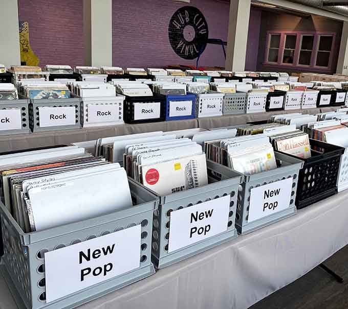 Organized by genre, these bins make browsing almost too easy – though you'll still lose track of time anyway.