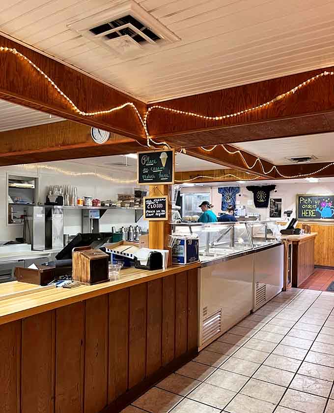 The counter where dreams are made and milkshake orders are taken with the patience of saints.