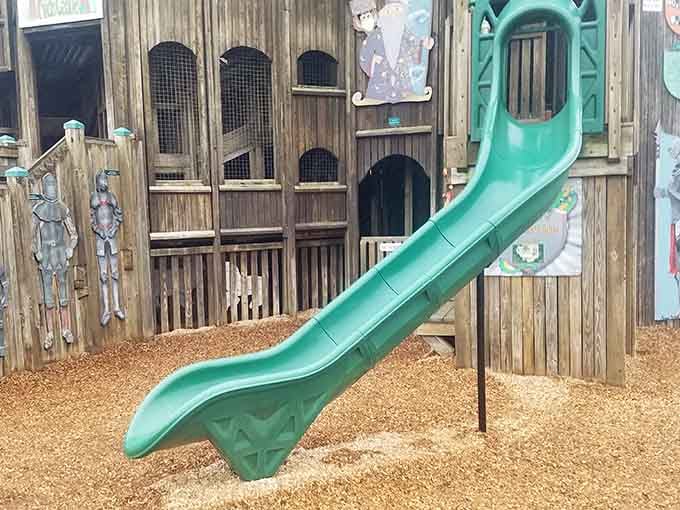 Slides in every direction mean the only debate is which thrilling descent to conquer first today.