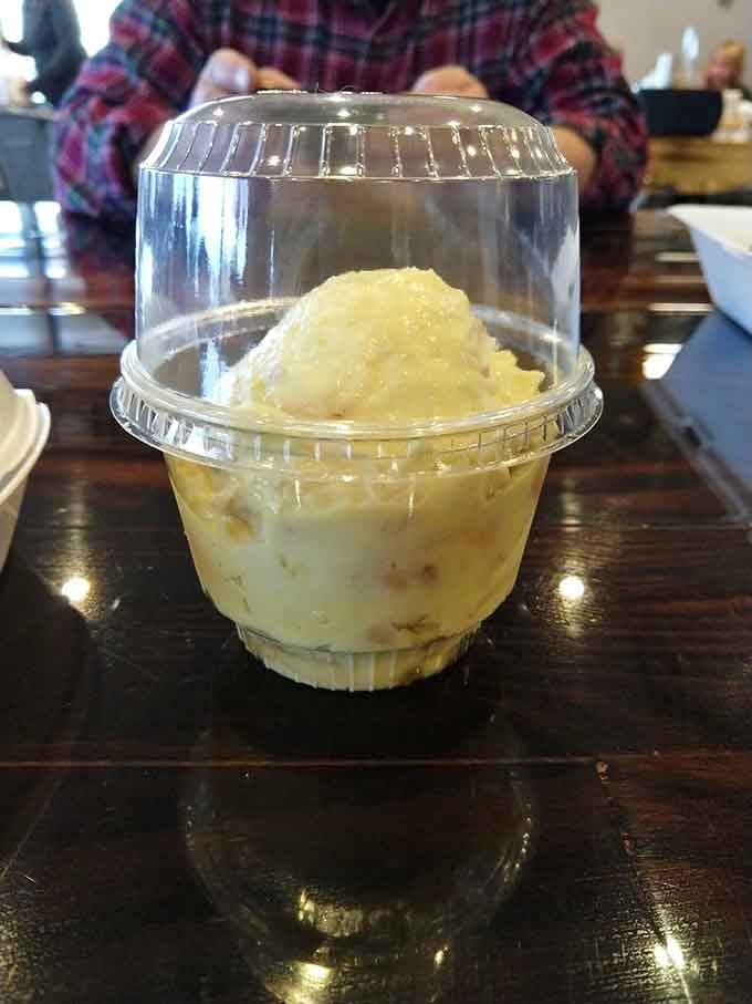 Banana pudding in a cup provides sweet redemption after your savory meat marathon reaches its delicious conclusion.