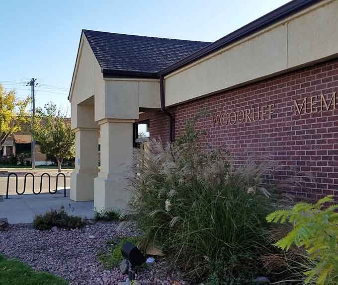 Woodruff Memorial Library serves the community without charging membership fees or requiring a second mortgage to visit.