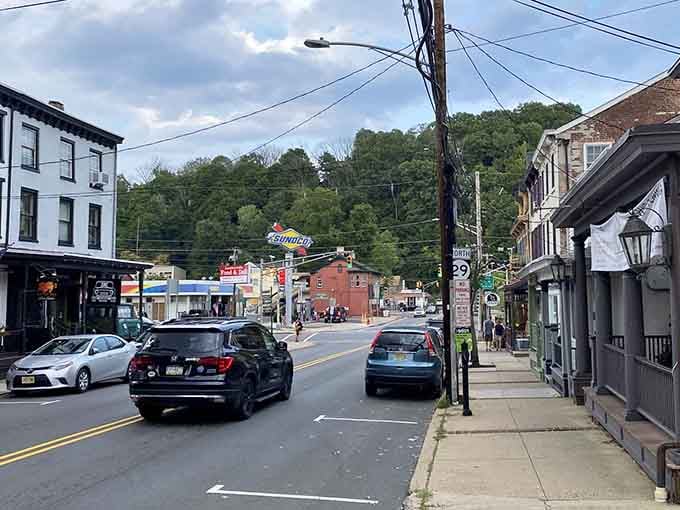 Downtown streets invite exploration with their mix of galleries, shops, and restaurants housed in beautifully preserved buildings.
