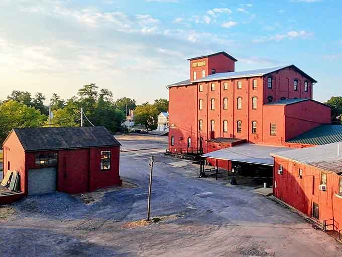Historic mill buildings transformed into modern spaces prove that old bones can learn new tricks with proper respect and vision.