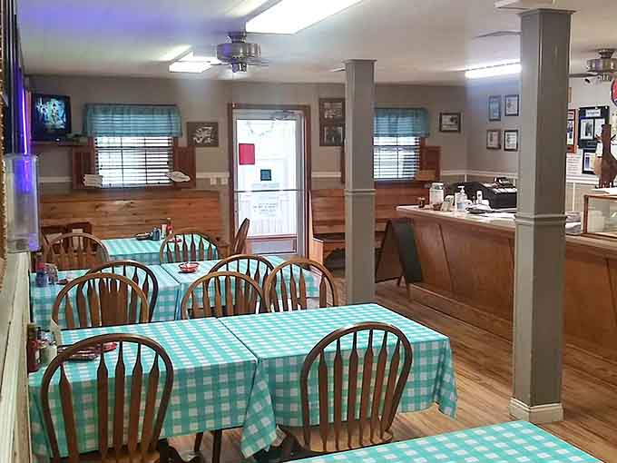 The exit view reminds you this isn't goodbye, it's just see you next time you're craving real food.