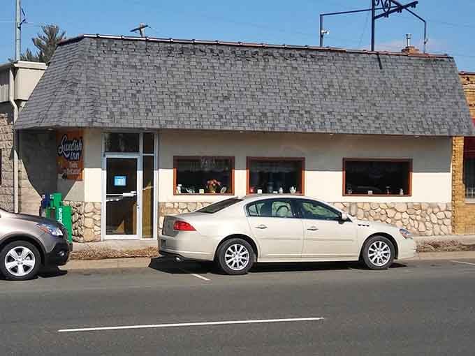 This charming building with its distinctive roof proves Swedish architecture knew what it was doing long before IKEA made it trendy.
