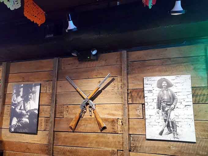 Wall decor that tells stories of revolution, tradition, and really good times with even better tequila.