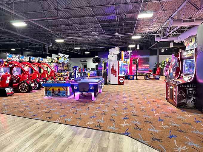 An arcade stretching into infinity, or at least until your token budget runs completely dry.