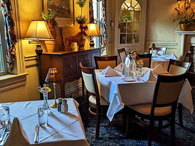 Warm lighting and thoughtful decor create an atmosphere where every meal feels like a celebration.