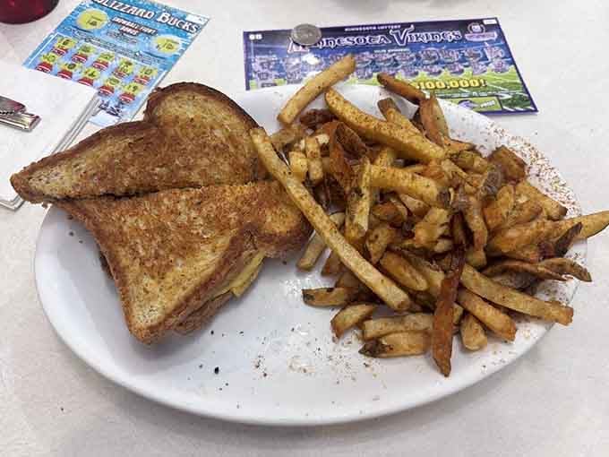 The patty melt with fries proves that sometimes the classics don't need improvement, just proper execution always.
