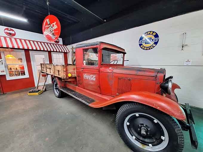 Vintage Coca-Cola truck proving that good advertising and great design never truly go out of fashion.