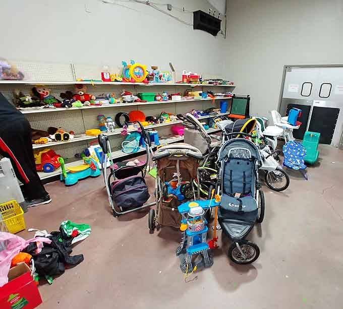 Baby gear and toys that prove you don't need retail prices to spoil grandchildren properly.