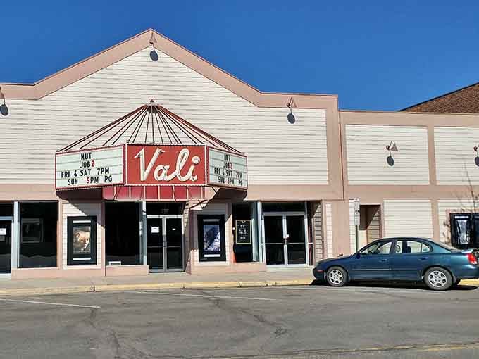 The Vali Theatre keeps small-town movie magic alive where popcorn doesn't cost more than the ticket itself.