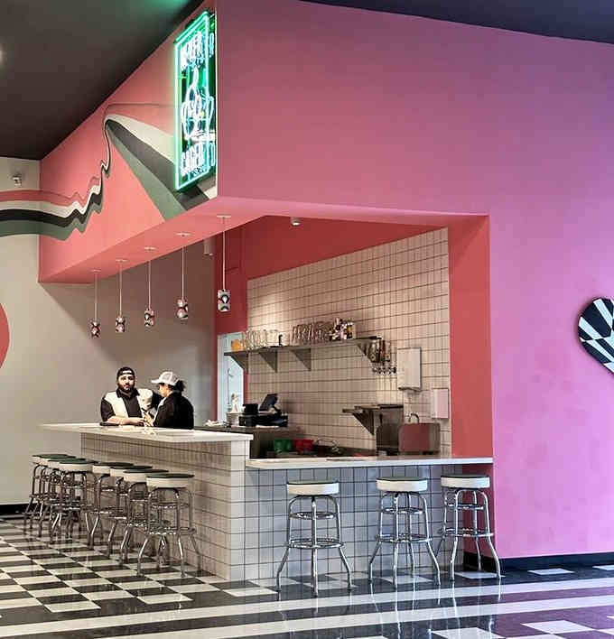The snack bar serves up nostalgia with a modern twist, keeping bellies full between frames.