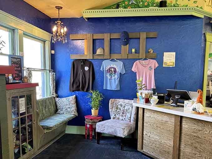 Even the waiting area feels welcoming with its cozy chairs and quirky decor that screams personality.