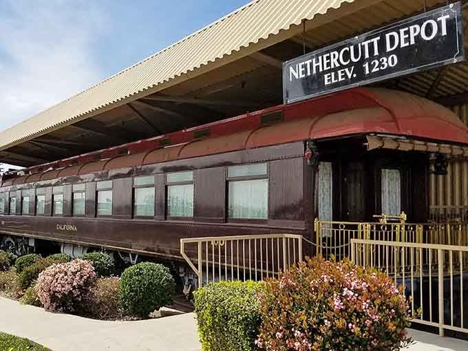 The vintage railway depot adds another dimension to the collection, because apparently cars alone weren't impressive enough for this place.