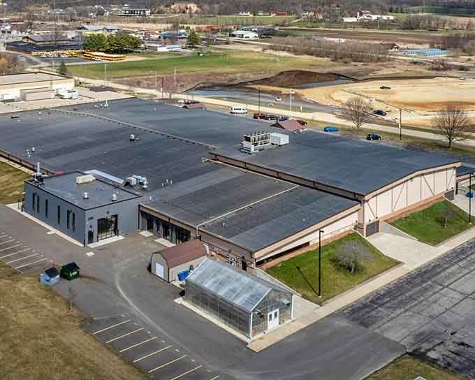 Modern facilities prove New Glarus balances heritage preservation with practical needs for its thriving community.