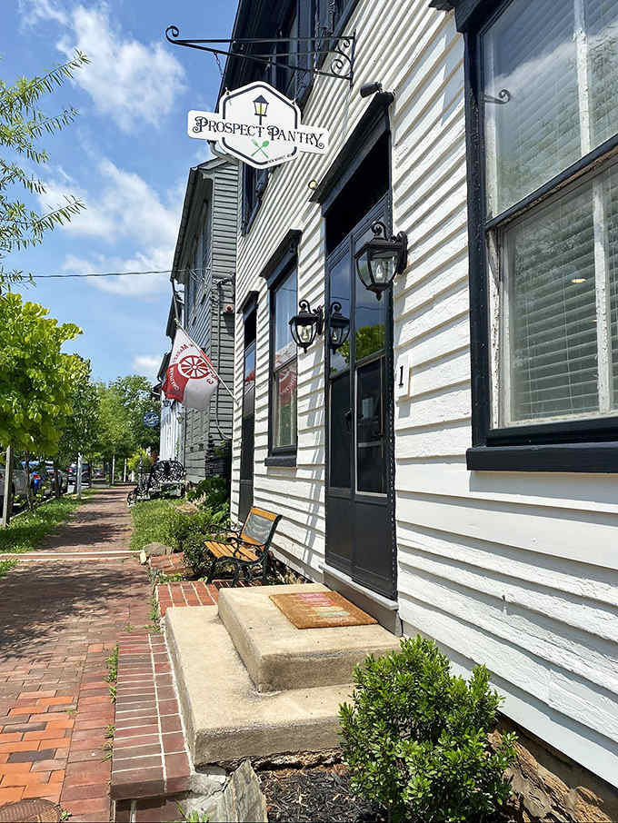 The Prospect Pantry sits pretty in a building that's seen more history than most textbooks could ever capture accurately.