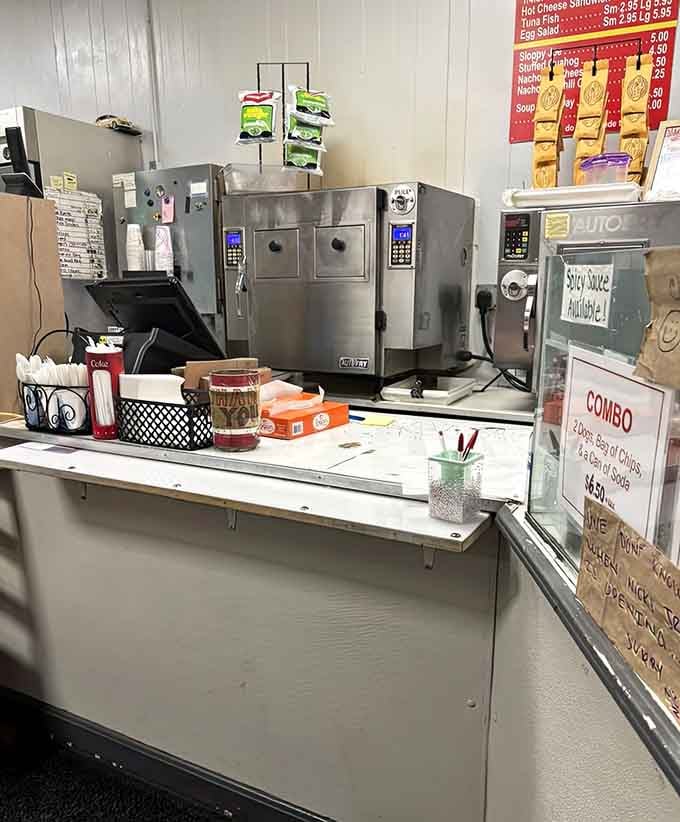 Behind this counter, magic happens daily, transforming simple ingredients into legendary meals that span generations of happy customers.