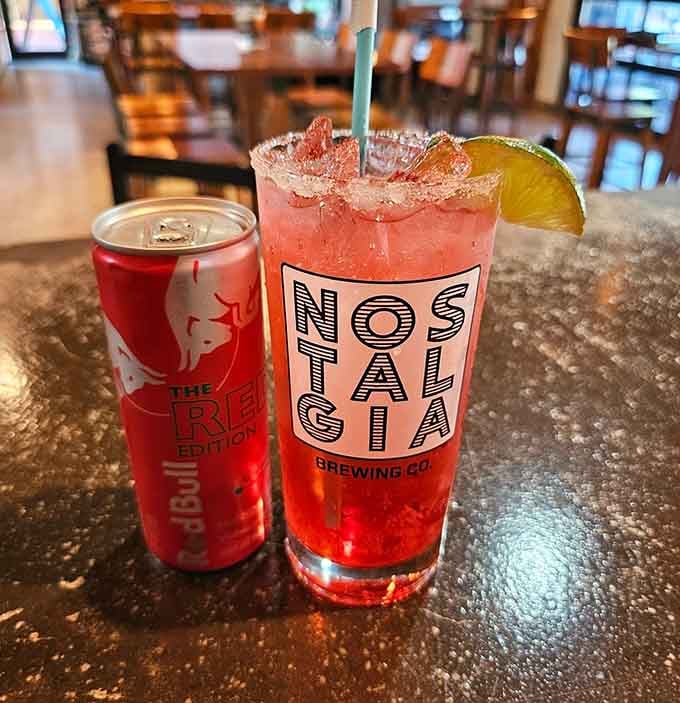 That salted rim and fresh lime signal a cocktail that knows how to have a good time without taking itself seriously.