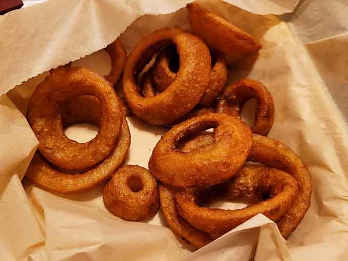 Crispy, golden onion rings that stay crunchy instead of turning soggy, exactly how they should be made.