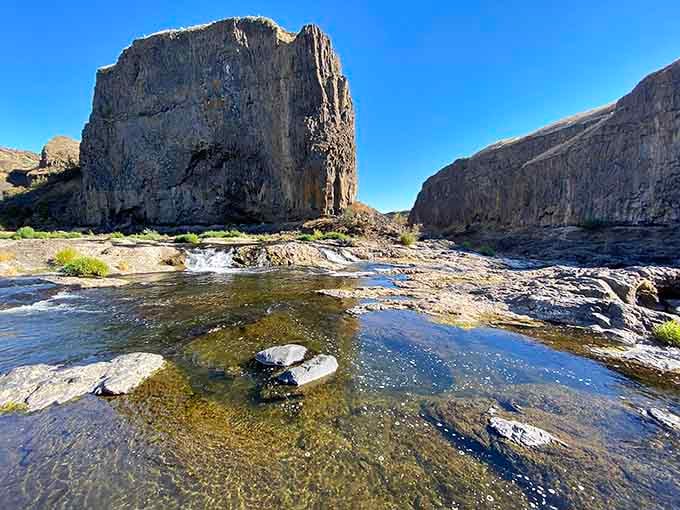 Standing at the canyon's base offers perspective that makes you feel wonderfully small in the best way.