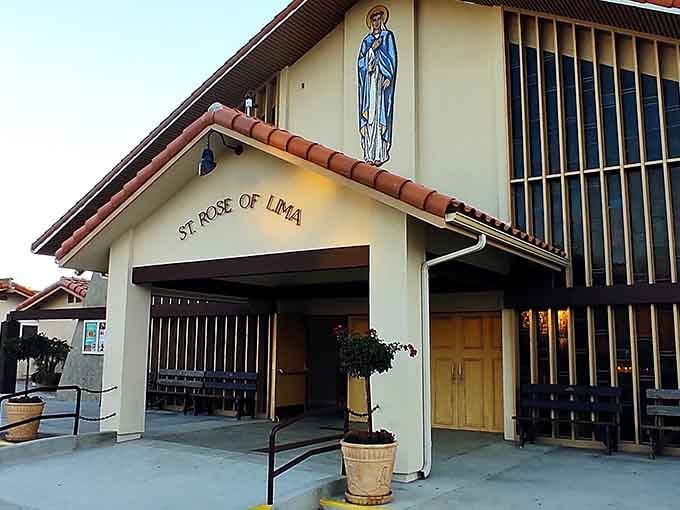 St. Rose of Lima stands as a peaceful reminder that some things transcend our obsession with brunch reservations.