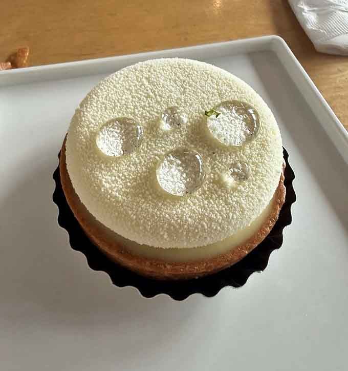 This apple-studded beauty proves that fruit counts as health food, even when wrapped in buttery pastry perfection.