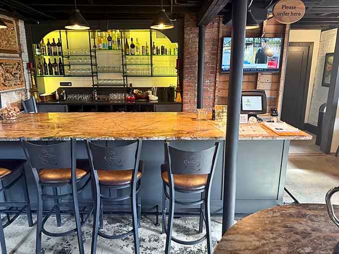 That gorgeous bar beckons you closer, promising expertly crafted drinks in a setting worth savoring slowly.