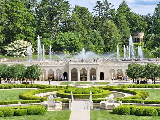 Longwood Gardens offers fountains and formal gardens that transport you to a more elegant era entirely.