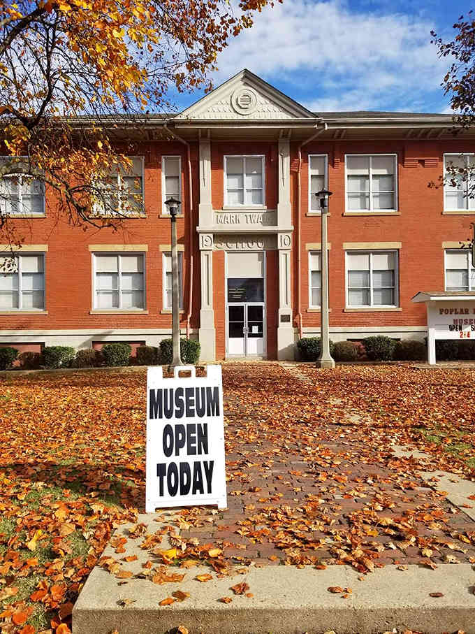 The Mark Twain School building turned museum preserves local history in a structure that's seen generations of students.