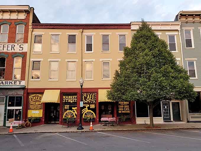 Market Street Cafe sits pretty in a building that's seen more history than your average history professor's entire career.