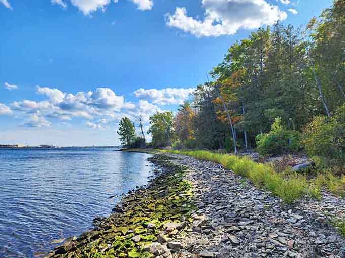 Where limestone meets water, Wisconsin creates its own version of coastal paradise minus the ocean.
