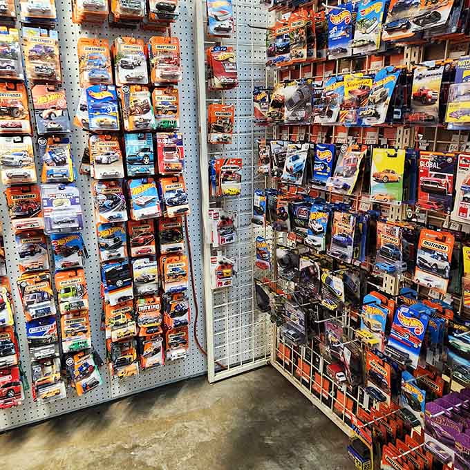 Hot Wheels heaven for collectors who never outgrew their love of tiny cars and childhood dreams on wheels.