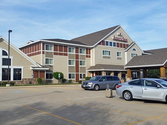 AmericInn provides comfortable lodging for antique enthusiasts who wisely plan to make this a weekend-long treasure hunting expedition.